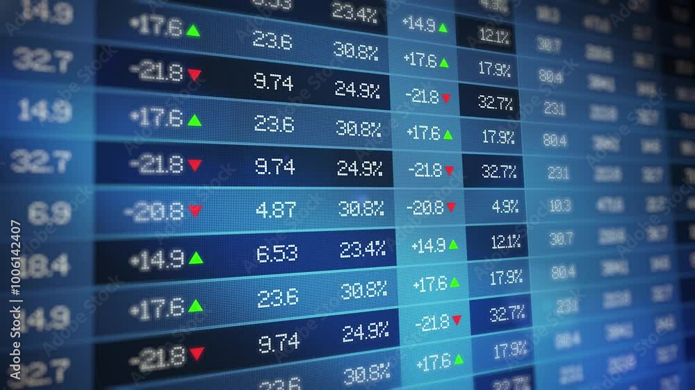 Financial stock chart background, online trading concept: stock market ...