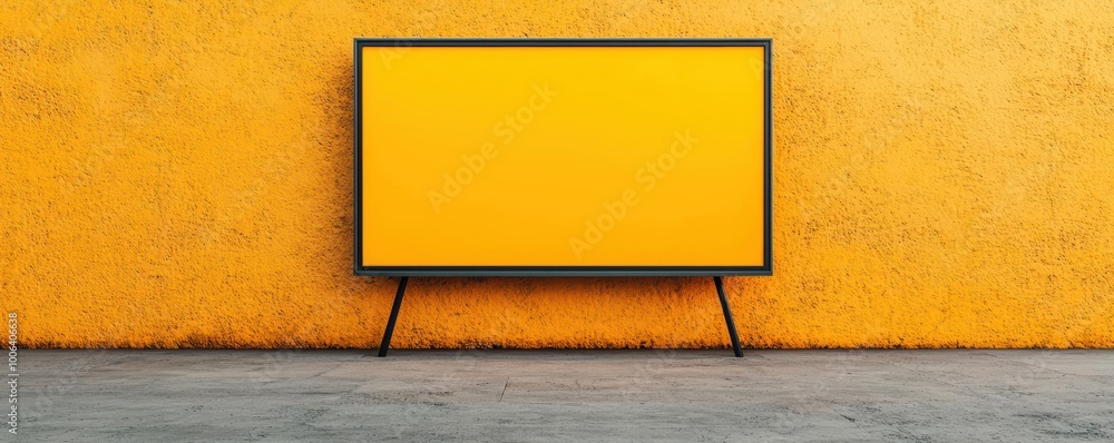 Creative minimalist billboard design in a busy downtown area, sleek ad ...