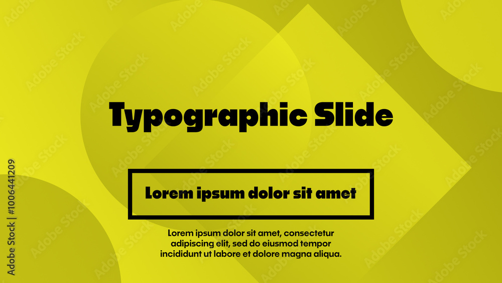 Typographic Slide | Stylish Quote Slides for Professional Presentations ...