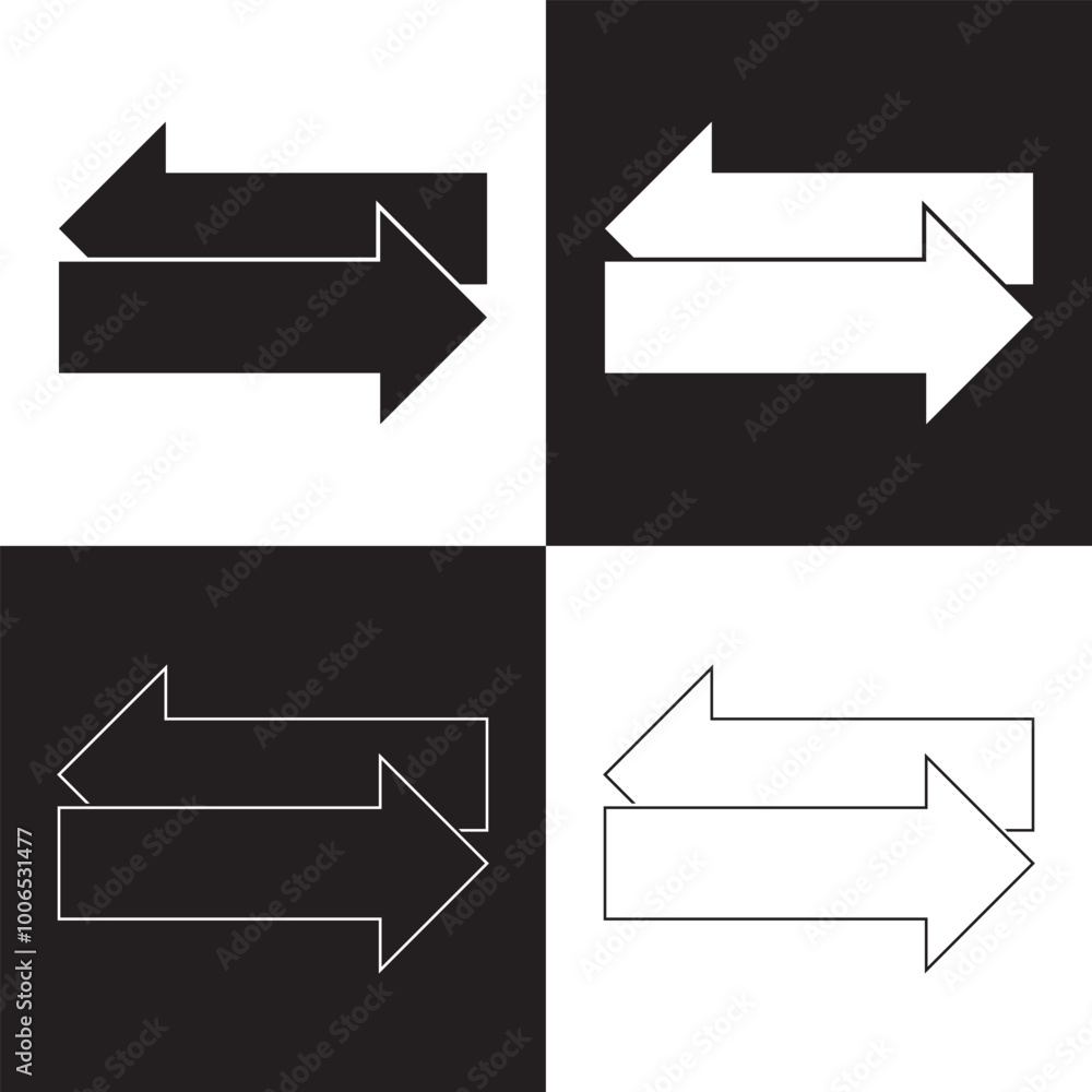 Change exchange icon arrows simple vector , transfer swap switch logo symbol pictogram button ...