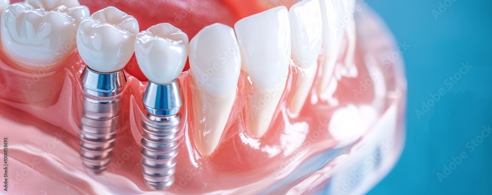 Before and after photos showing a patient's teeth restored after cavity ...