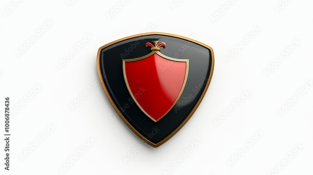 Classic Crest: A timeless symbol of protection and heritage, this ...