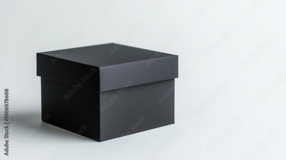 Offset box with a soft-touch matte finish, providing a premium feel ...