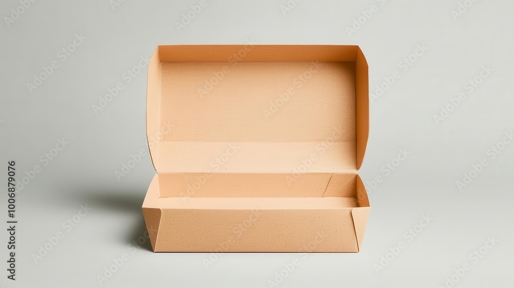 Offset box with an angled opening for easy product access, maintaining ...