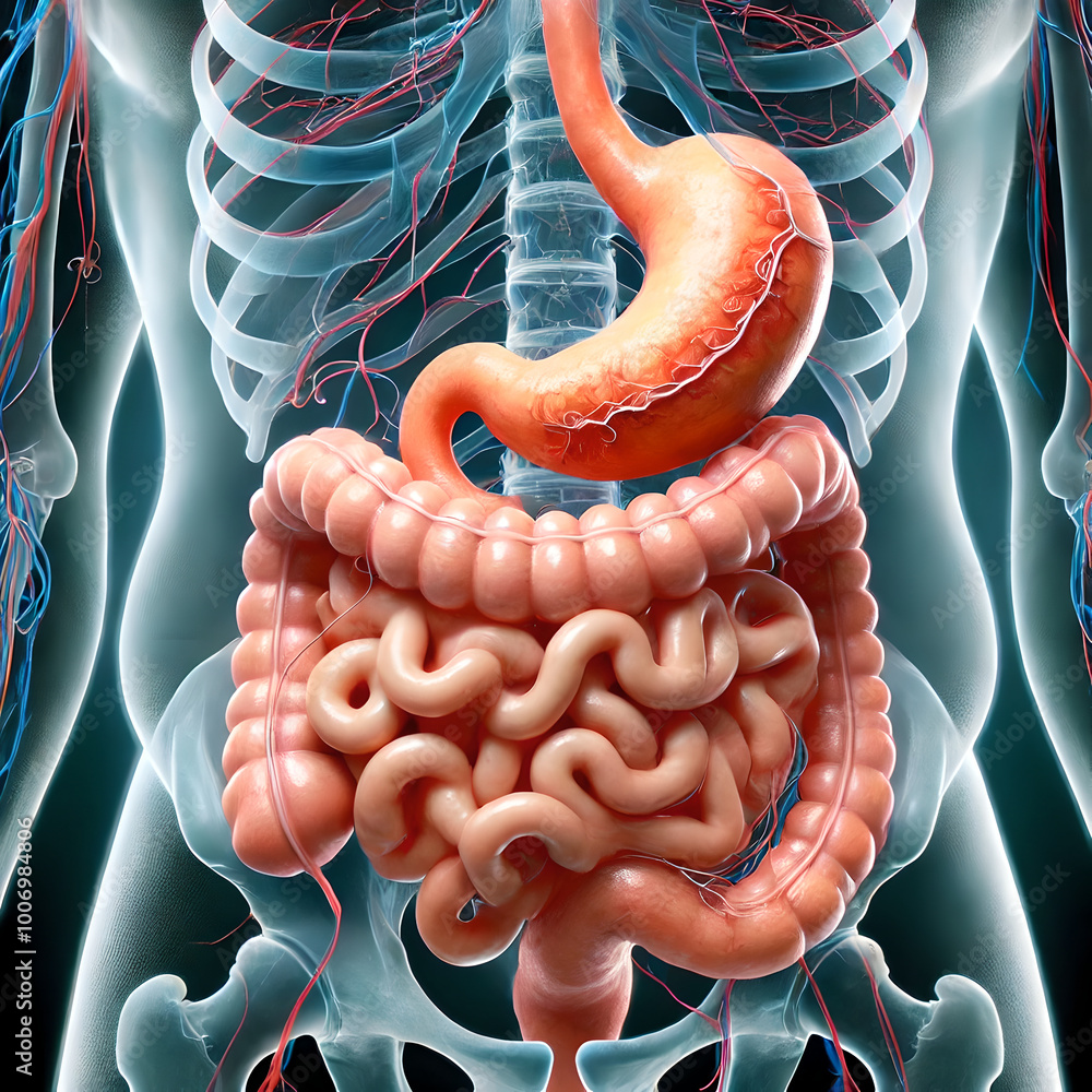 3D model surgical common bariatric surgery procedure, such as gastric ...