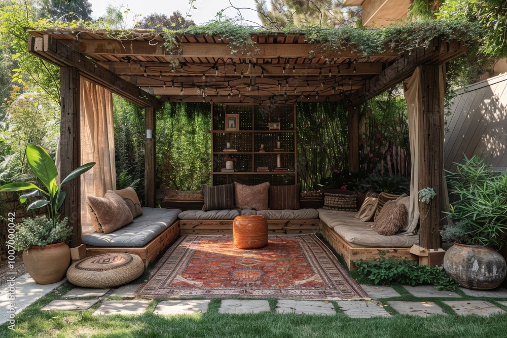 Sukkah symbolic temporary hut gazebo for celebration of Jewish Holiday ...