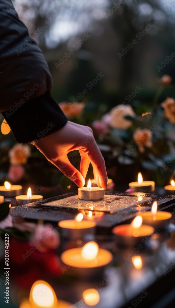 Touching Tribute: Candlelight Vigil in Memory during National Day of ...