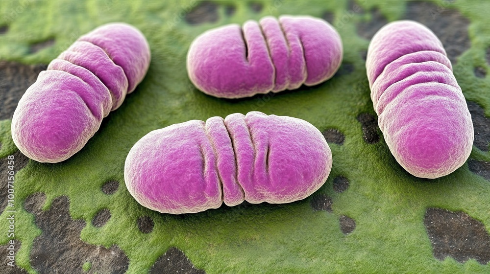 Bacteria move chaotically through space. Prokaryotic microorganisms ...