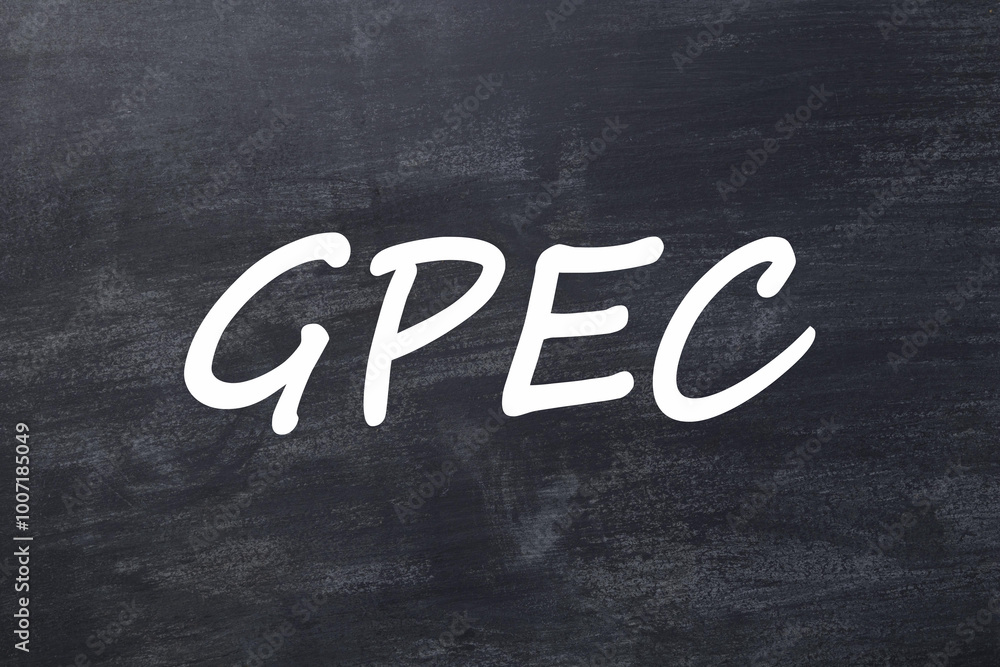 GPEC Gestion Prévisionnelle des Emplois et Compétences tableau noir ...