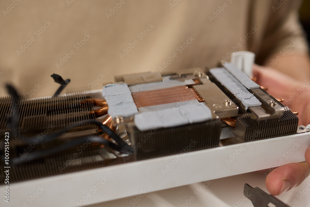 Assembling a graphics card equipped with an advanced and highly ...