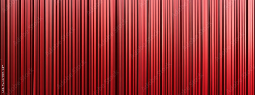 Red corrugated sheet metal. Roof texture background. Steel wall pattern ...