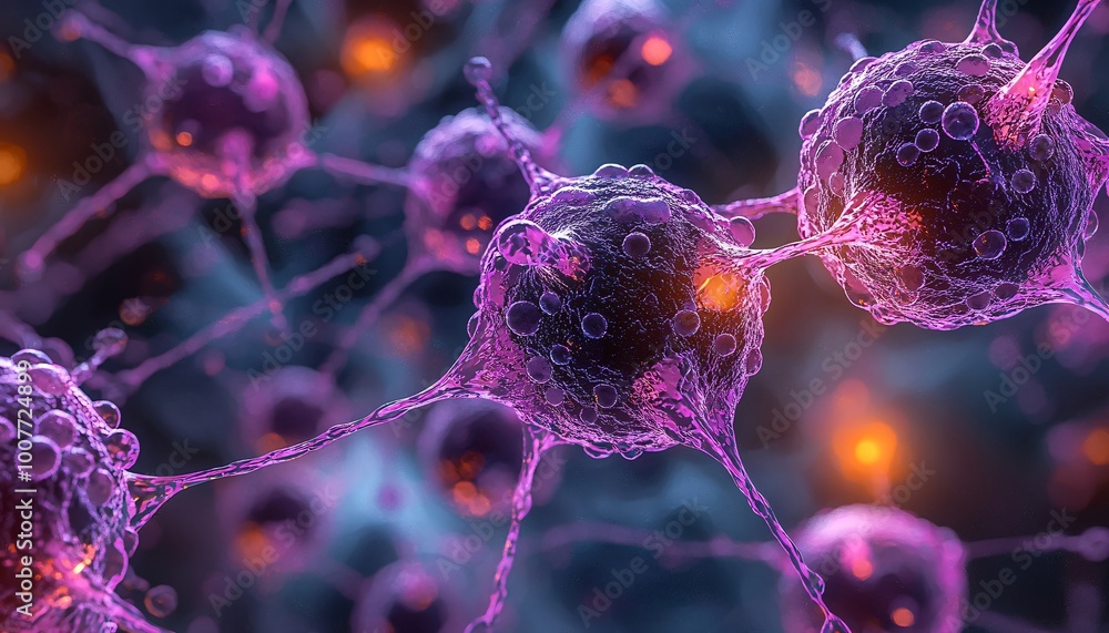 Intricate 3D Cytoskeleton Visualization with Microtubules and Filaments ...