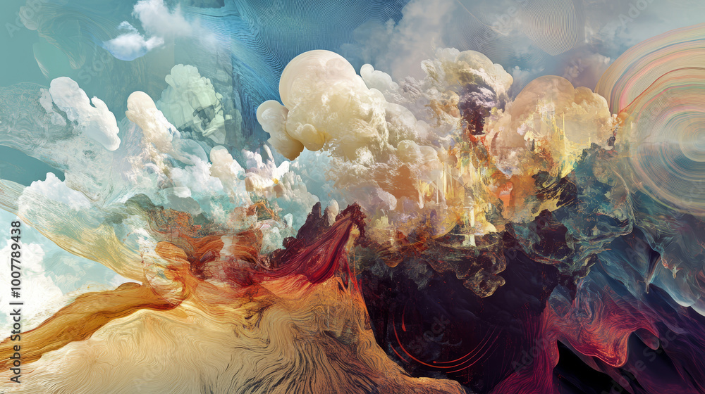 Collaborative digital art project, multiple artists contributing to a ...