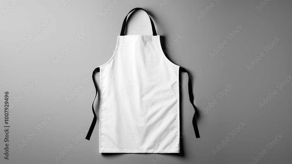 Professional white apron barber mockup for showcasing custom designs ...