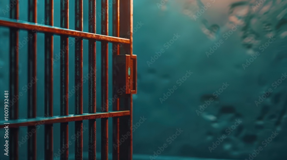 Explore the haunting beauty of old prison cell bars, where rust meets ...