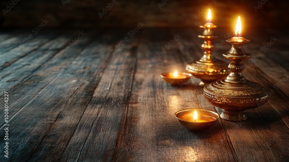 Minimalist Background for Hindu Festival Celebration with Traditional ...