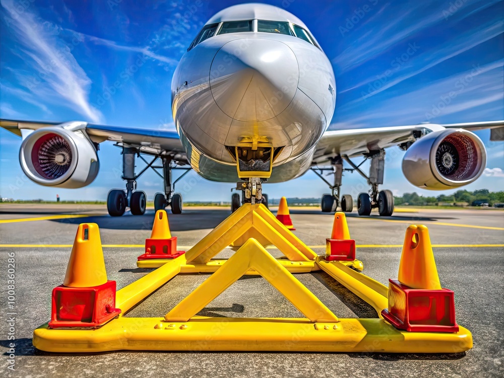 Aircraft Chocks Designed for Ground Stability and Safety During ...