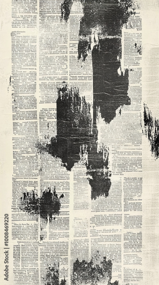 textured newspaper background black and white with ink effect filter 2d ...