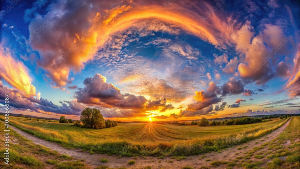 High-Resolution 360 HDRI Sky Background for Immersive 3D Rendering and ...