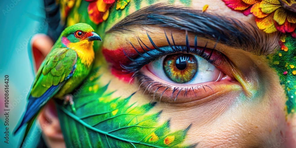 Medical close-up of eschar on skin surface showing signs of healing and ...