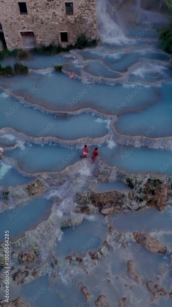 Relax at the stunning Saturnia thermal baths in Tuscany, Italy, with ...
