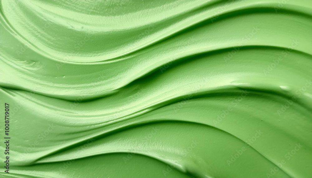 A green background with a textured, creamy style. The green background ...