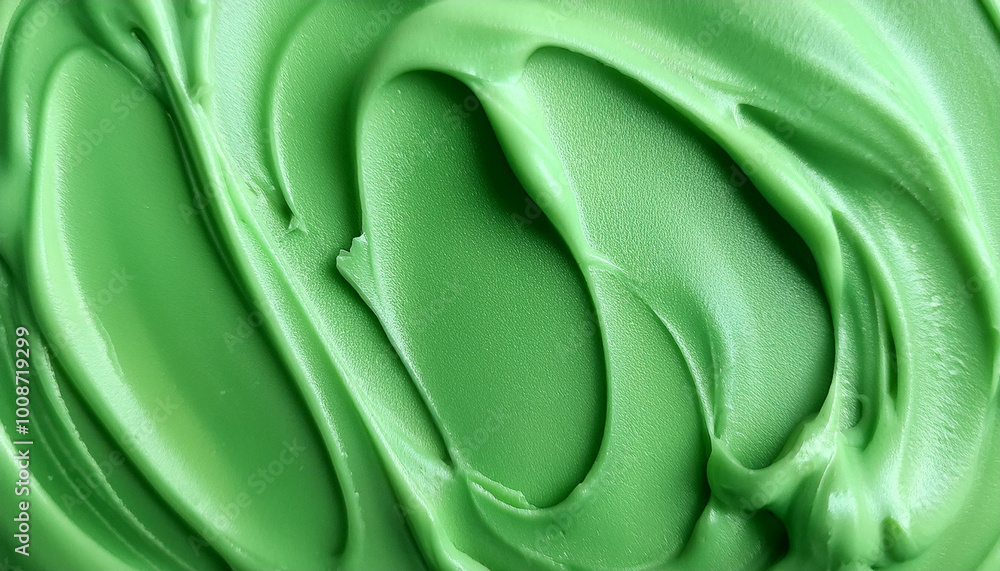A green background with a textured, creamy style. The green background ...