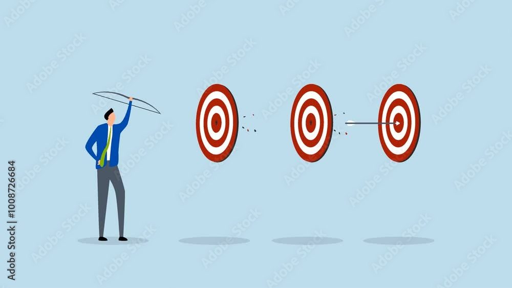 Completed multiple tasks with single action, 4k animation of ...