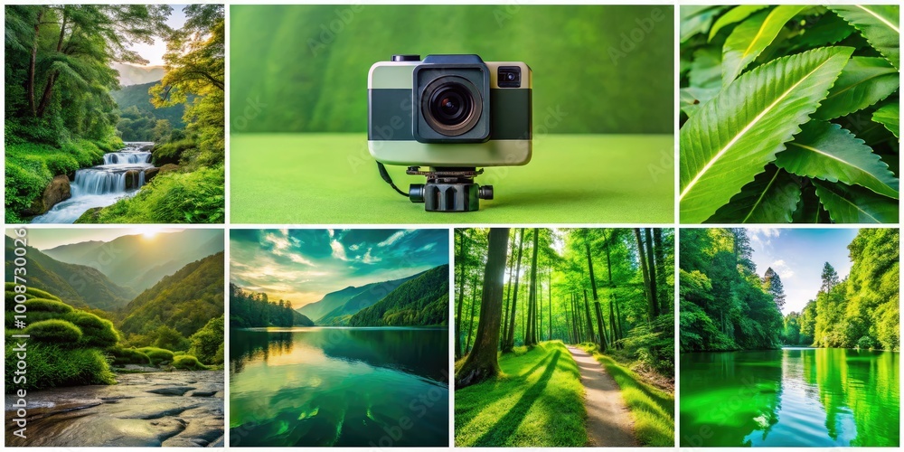 Various Shades of Green Color Names Displayed on a Color Palette for ...