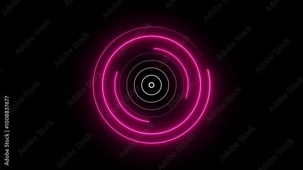 Motion Graphic Of Blue Digital Cloud Computing Logo And Ring Rotation Around Logo With Ai Icon