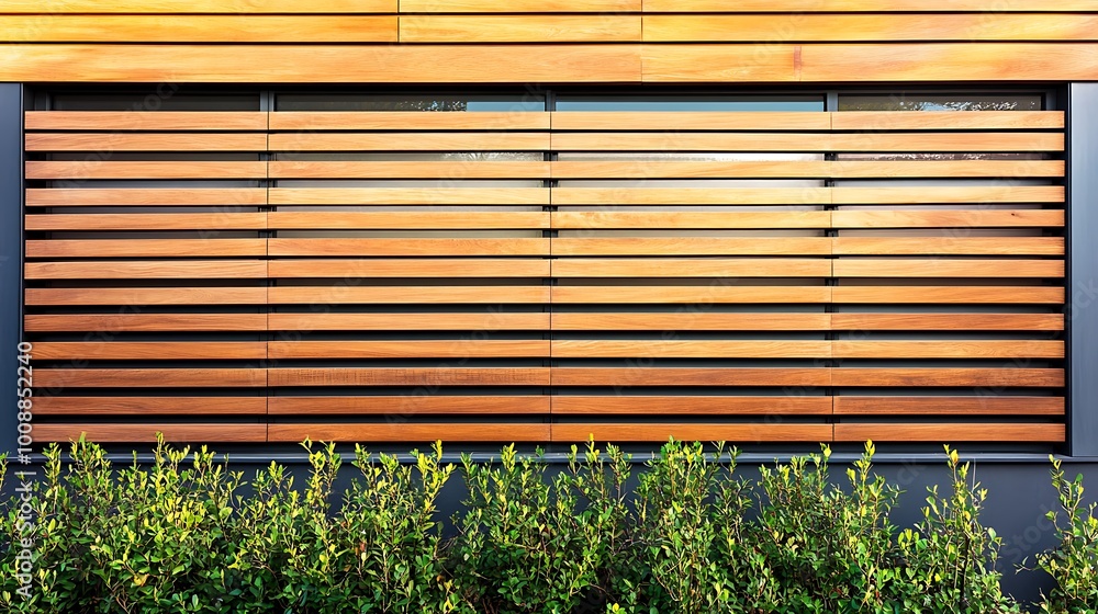 Wooden wall consisting of wooden horizontal slats. Texture of maple ...
