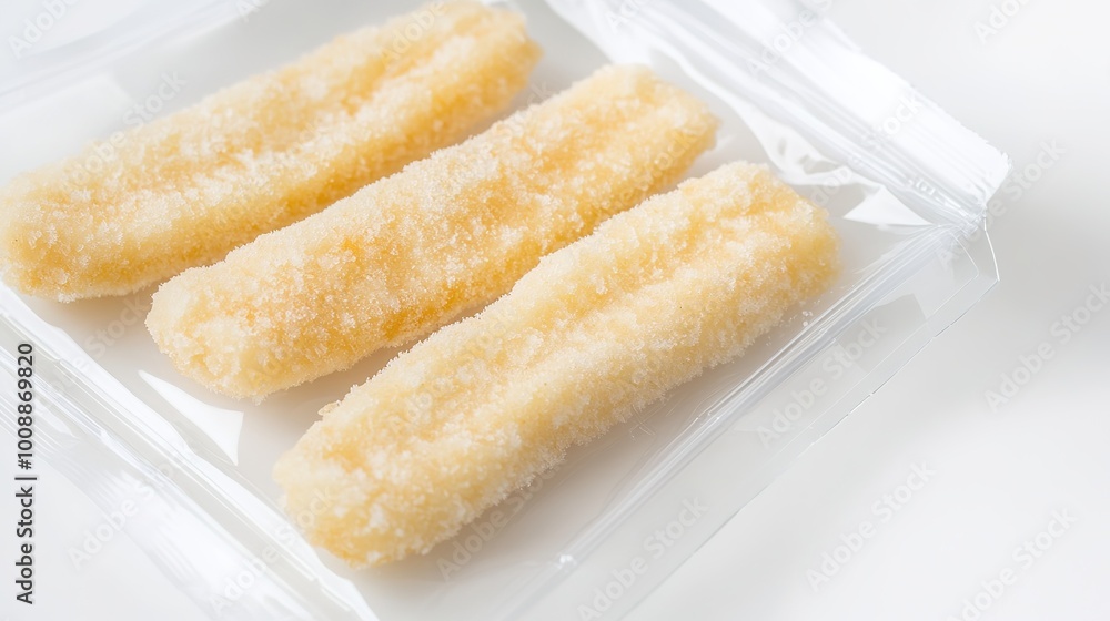 Frozen Fish Fingers in Packaging: Convenient Seafood Snack,This image ...