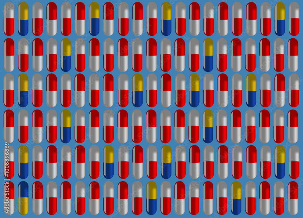 Medicine in capsule form, or illegal drugs in capsule form are seen in ...