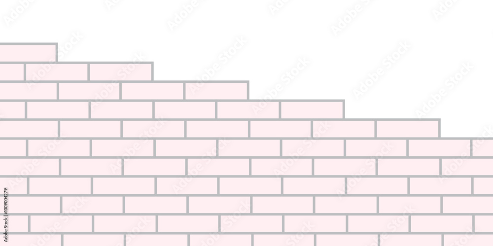 White brick wall background. white or dark gray pattern grainy concrete ...