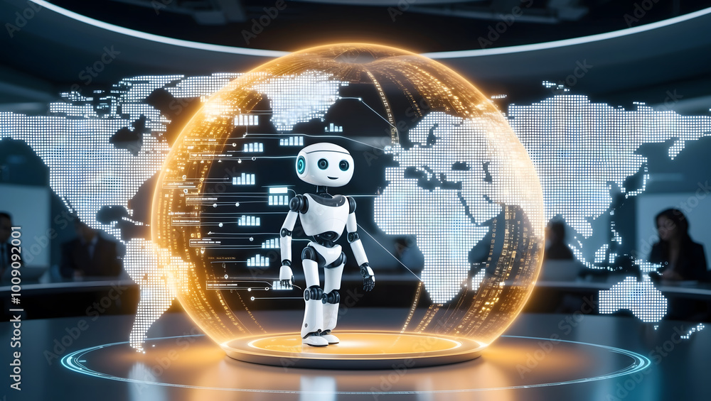 AI Robot with Global Data Interface: A Futuristic Vision of Artificial ...