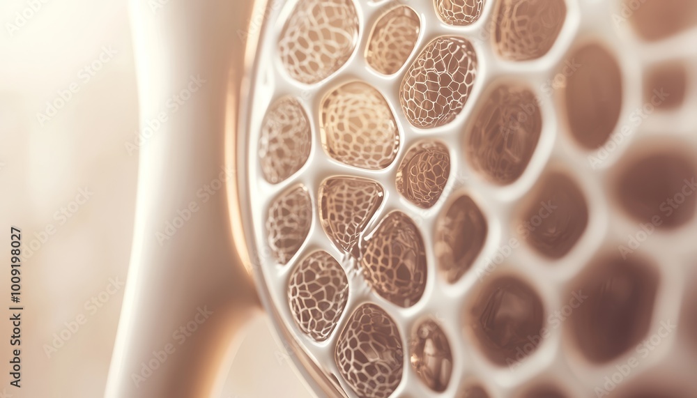 A 3D model showing the kidney's internal structure, with the renal ...