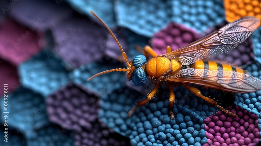 Intricate Details of Insect Anatomy - Magnified Microscopic View ...