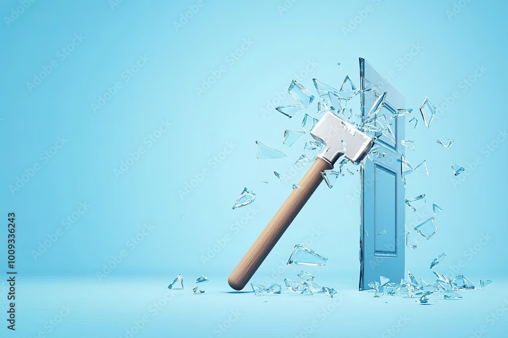 Dynamic Logo Animation from Shattered Glass Impactful Visuals for Bold ...