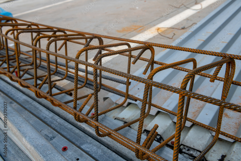 reinforced concrete reinforcement consists of steel bars with improved ...
