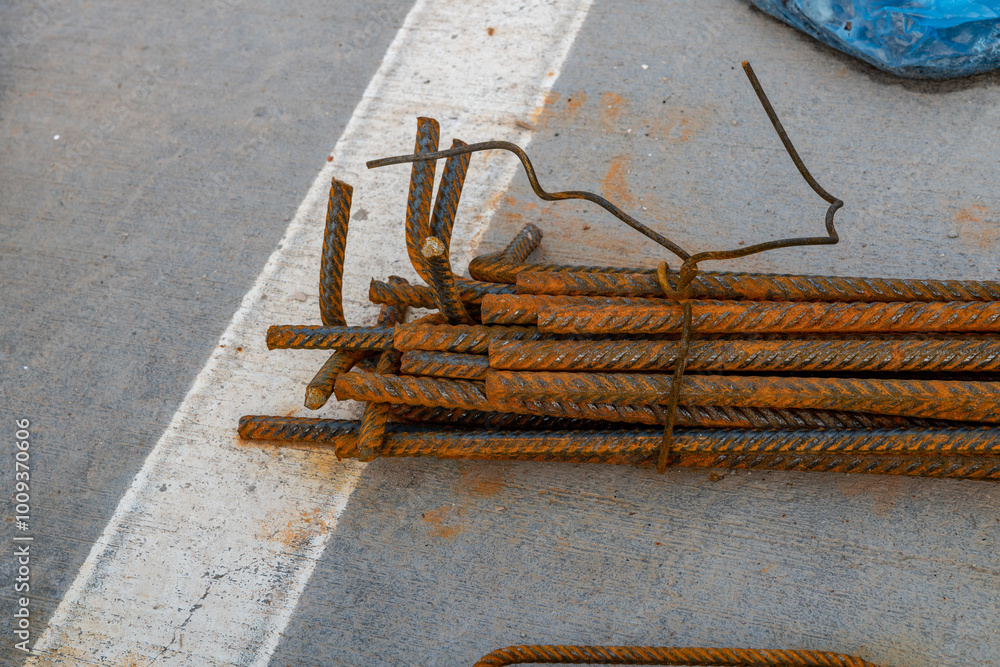 reinforced concrete reinforcement consists of steel bars with improved ...