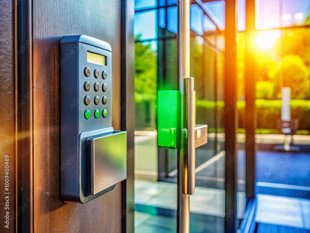 Modern Key Card Access System for Secure Entry to Buildings and ...