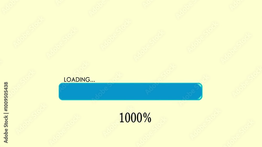Minimal Loading Timer with Progress Bar Animation 4K Video | Perfect ...