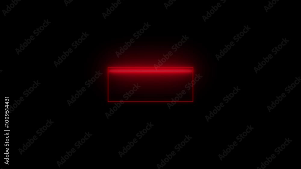Retail label barcode scanning animation isolated on black background ...