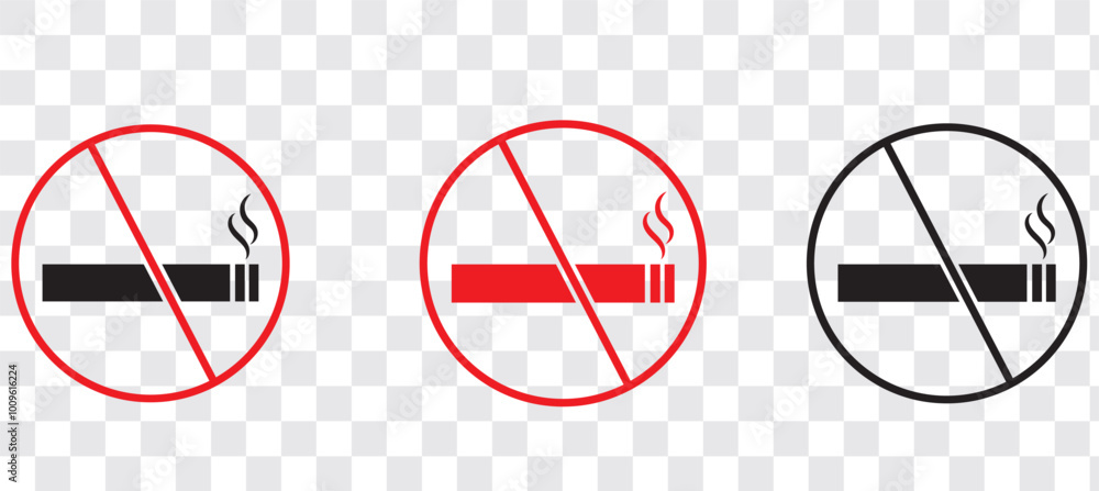 No smoking icon sign. Cigar, tobacco prohibition logo symbol. Vector ...