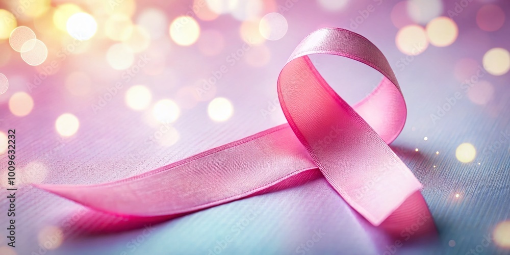 Aesthetic Cute Profile Picture Featuring a Charming Pink Ribbon on a ...