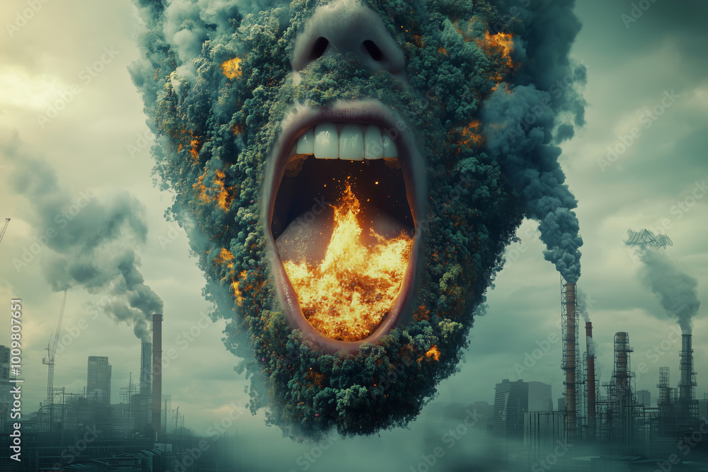 Embodying the scream of the earth: a surreal reflection on pollution ...