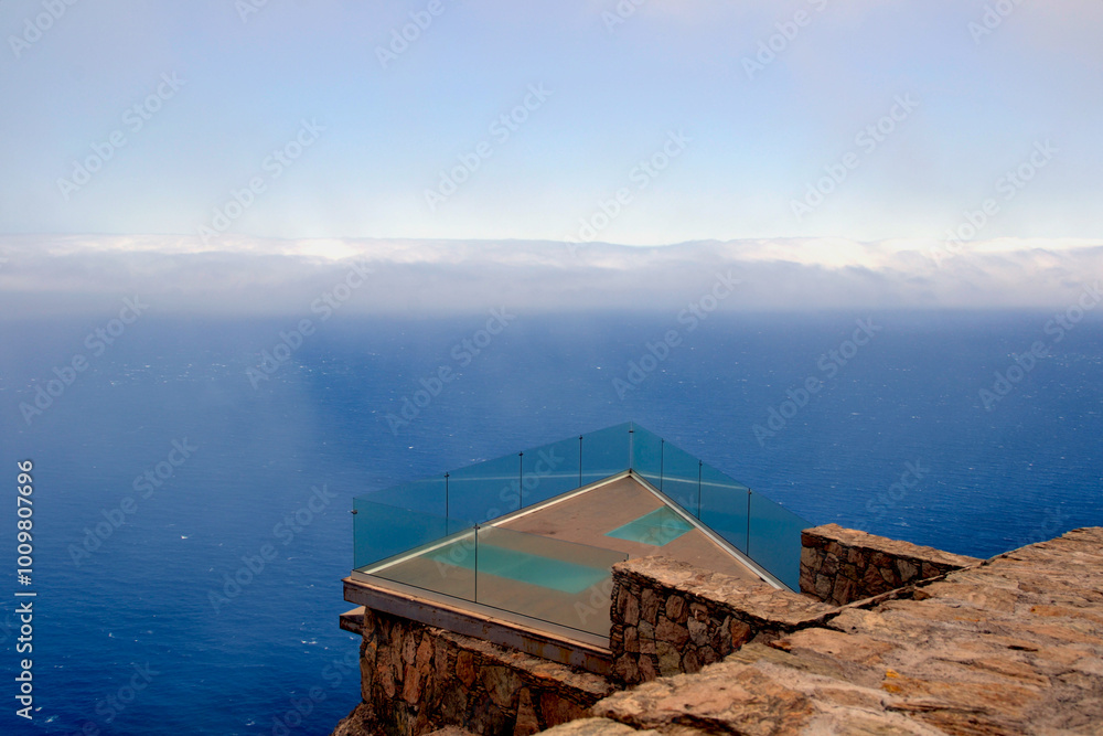 Mirador del Balcon, Gran Canaria. Spectacular viewpoint located at the ...