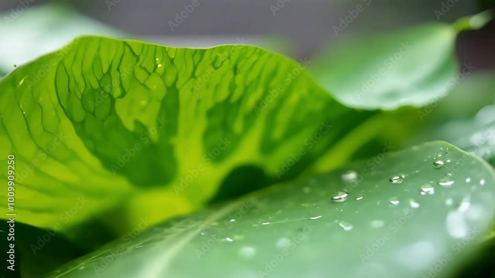 exquisite textures fine details fresh green leafy vegetables brought life breathtaking macro ...