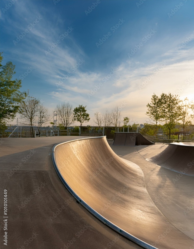 photography of a ramp for skateboards and in-line skates in the ...