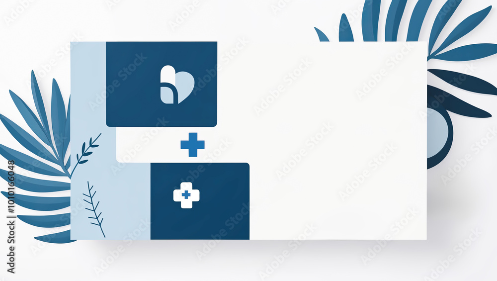 Healthcare symbols background and medical emblem, surrounded by ...